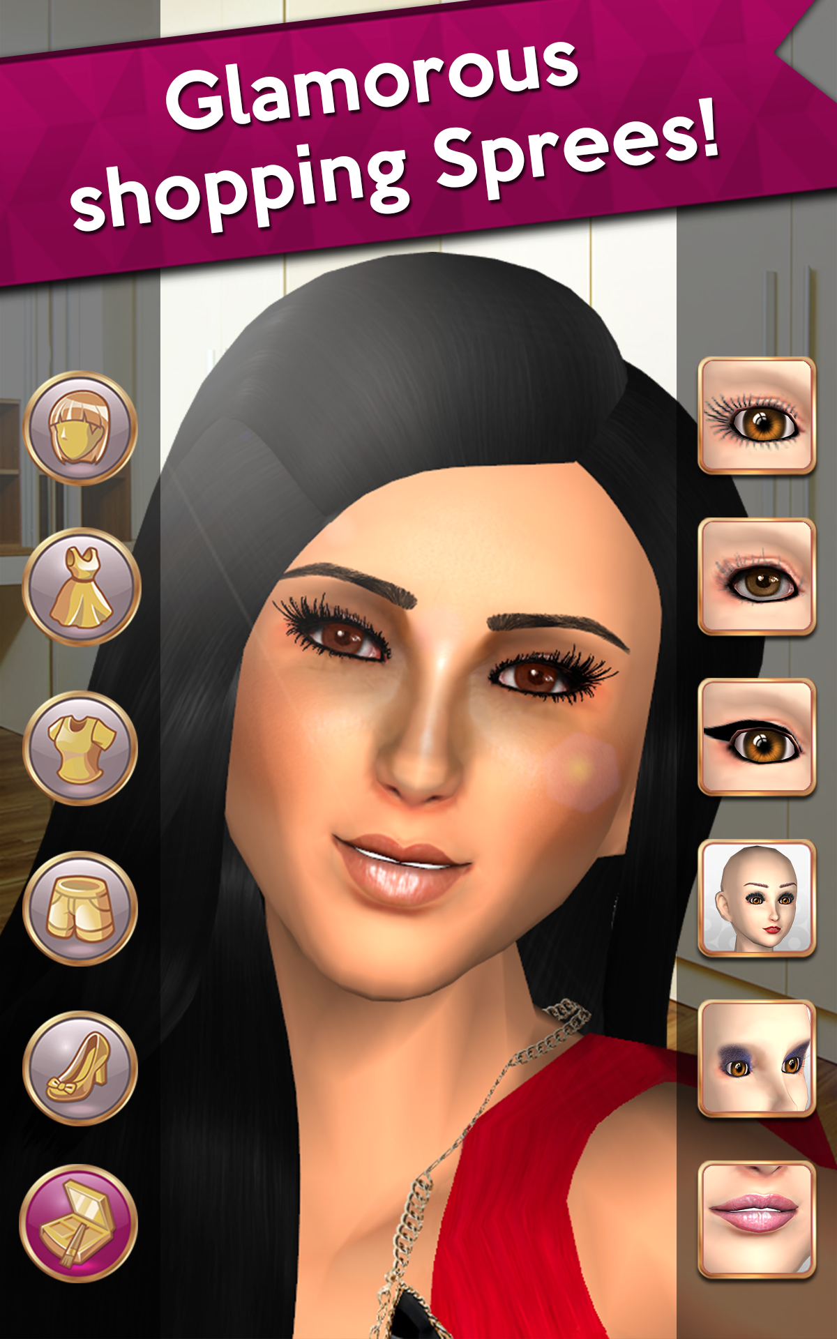 Glamour Me Girl - The Free 3D Celebrity Stars Fashion Game : Amazon.es ...