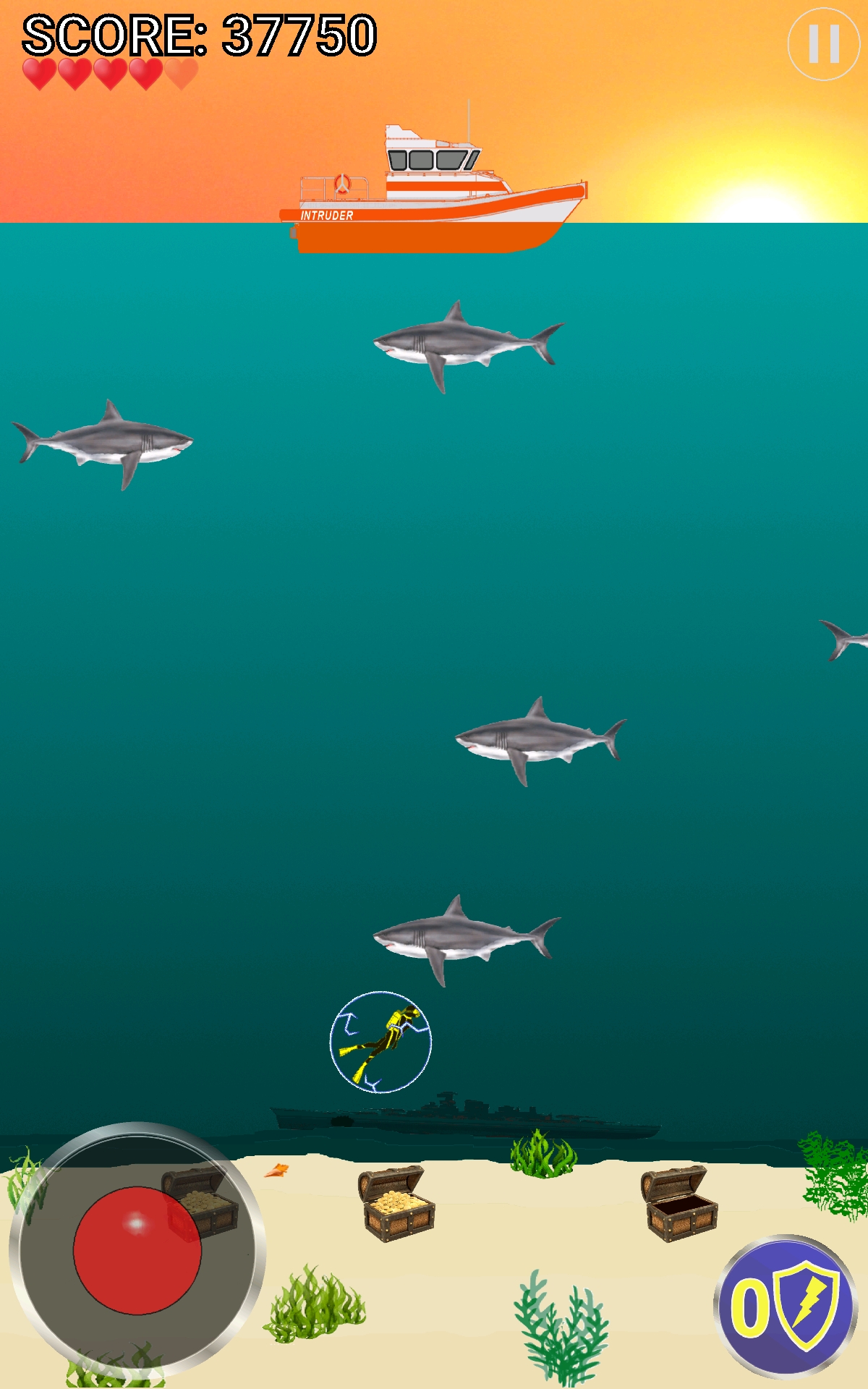Amazon.com: Diver Down - Scuba Diving Treasure Arcade Game: Appstore ...