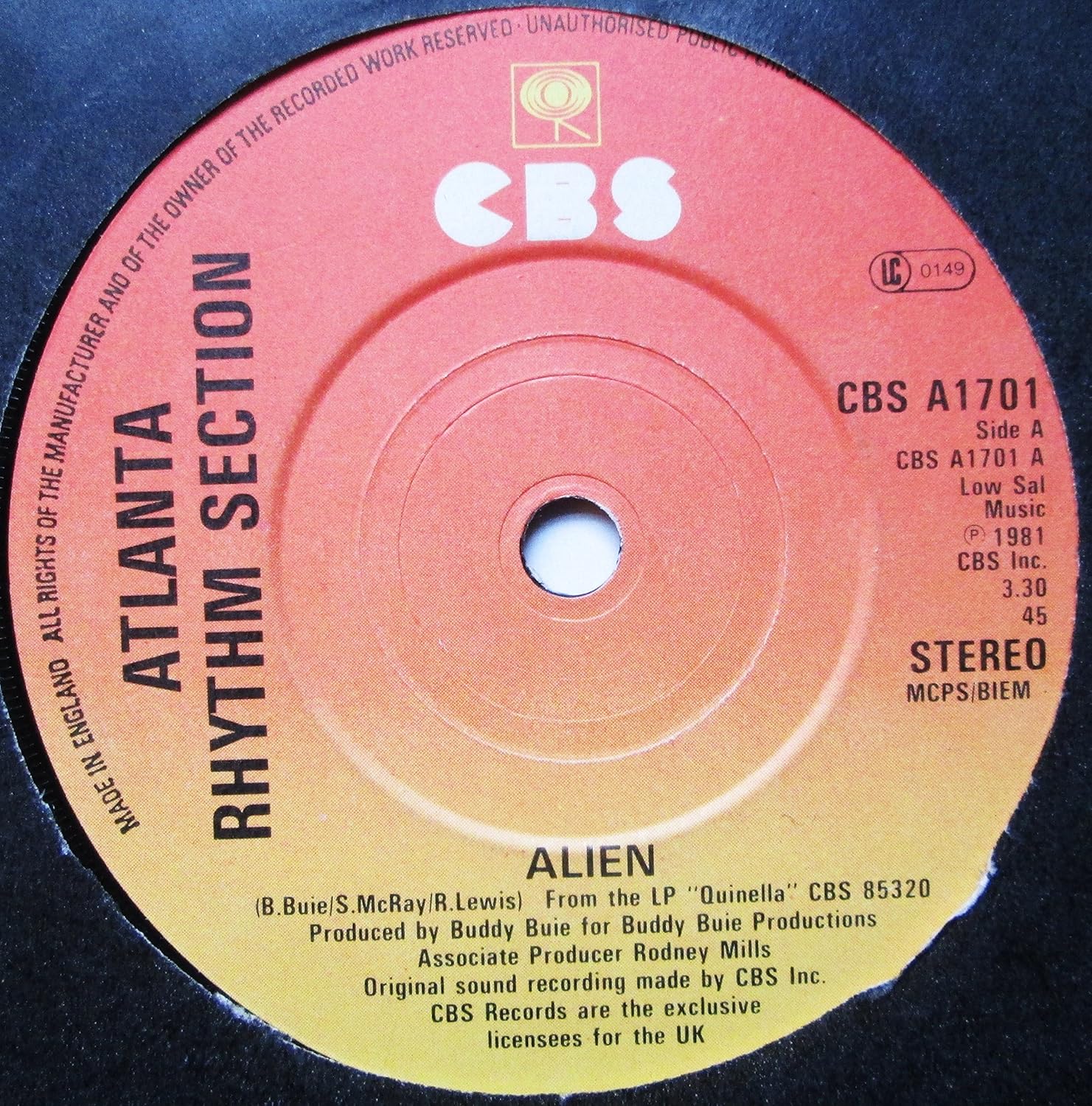 Alien (1981) / Vinyl single [Vinyl-Single 7'']: Amazon.co.uk: Music