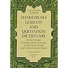Amazon.com: Shakespeare Lexicon and Quotation Dictionary, Vol. 1 (Dover Literature: Literary ...