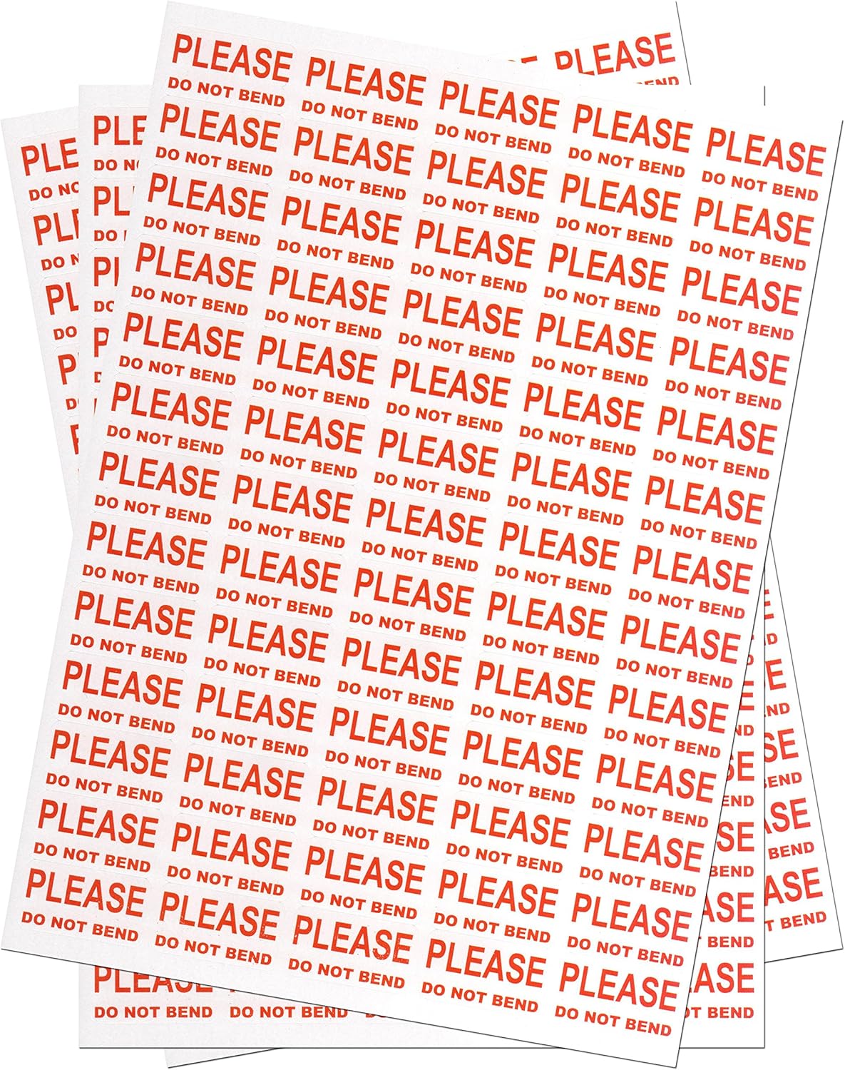 650 - Do Not Bend - Labels Small Stickers: Amazon.co.uk: Office Products
