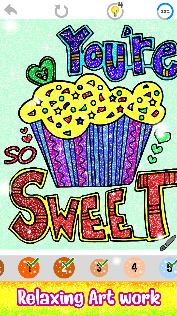 Motivational Quotes Color by Number - Grownups Paint + Glitter + Crayon ...