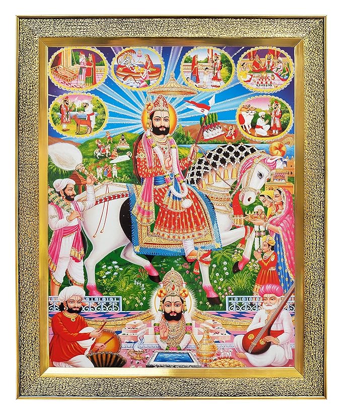 Koshtak Baba ramdev pir samadhi Photo Frame with Unbreakable Glass for ...