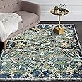 Amazon.com: LR Home Gala Collection Area Rug, 8' x 10', Navy Multi ...