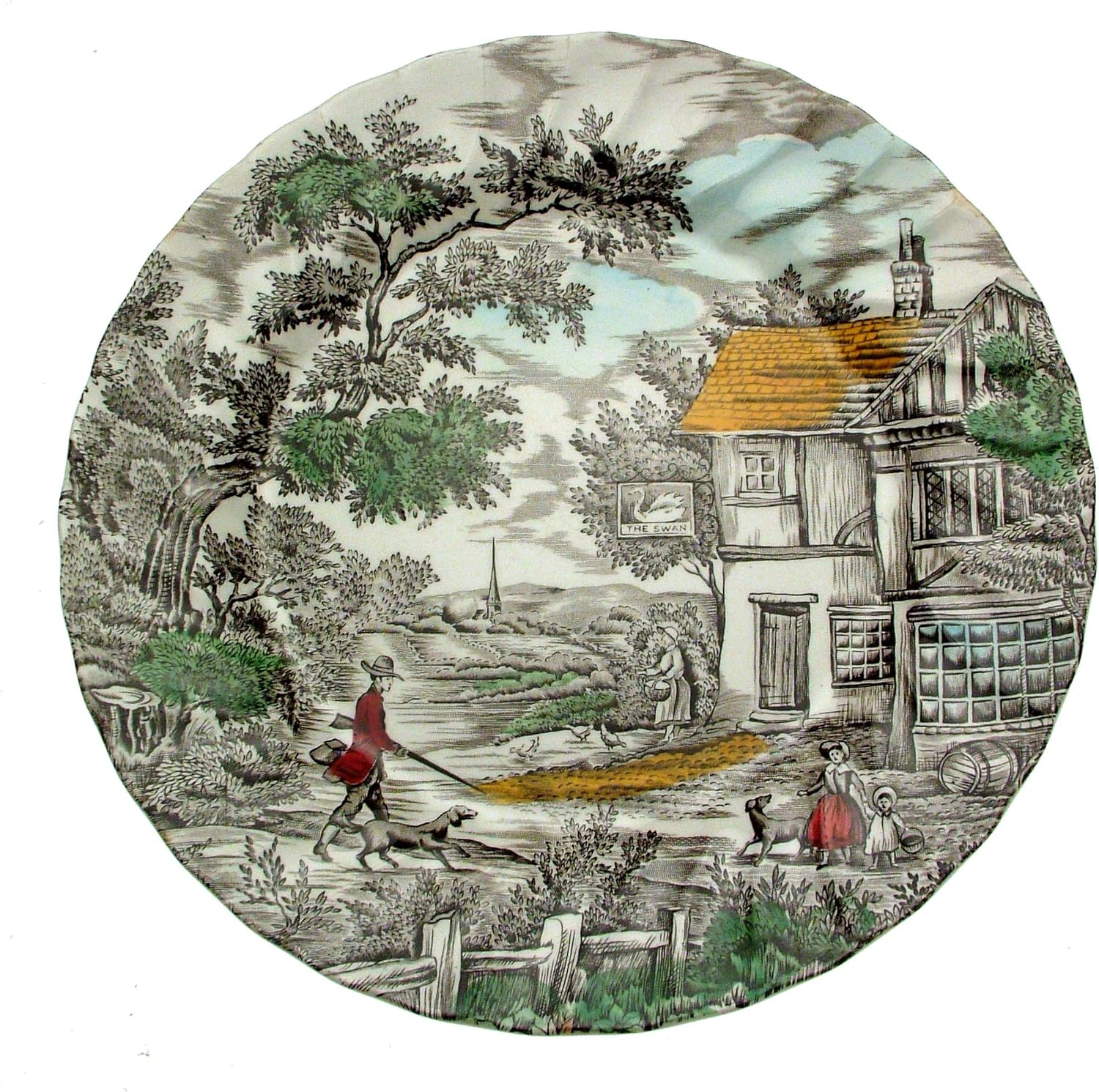 Myott The Hunter 10 inch dinner plate: Amazon.co.uk: Kitchen & Home