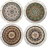 Amazon.com | Carpet Coasters, Set of 4 Turkish Rug Style Table Drink ...