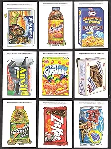 Amazon.com: Topps Wacky Packages Series 1 Complete Clear Cling Set of 9 ...