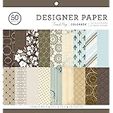 Amazon.com: Colorbok Designer Paper Pad, 12" x 12", Wild & Free
