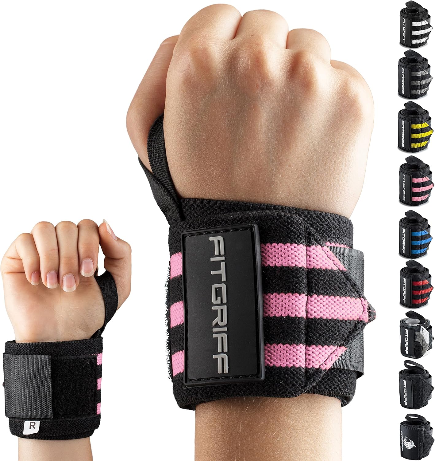 Fitgriff® Wrist Wraps 18″ – Wrist Support for Gym, Weightlifting ...