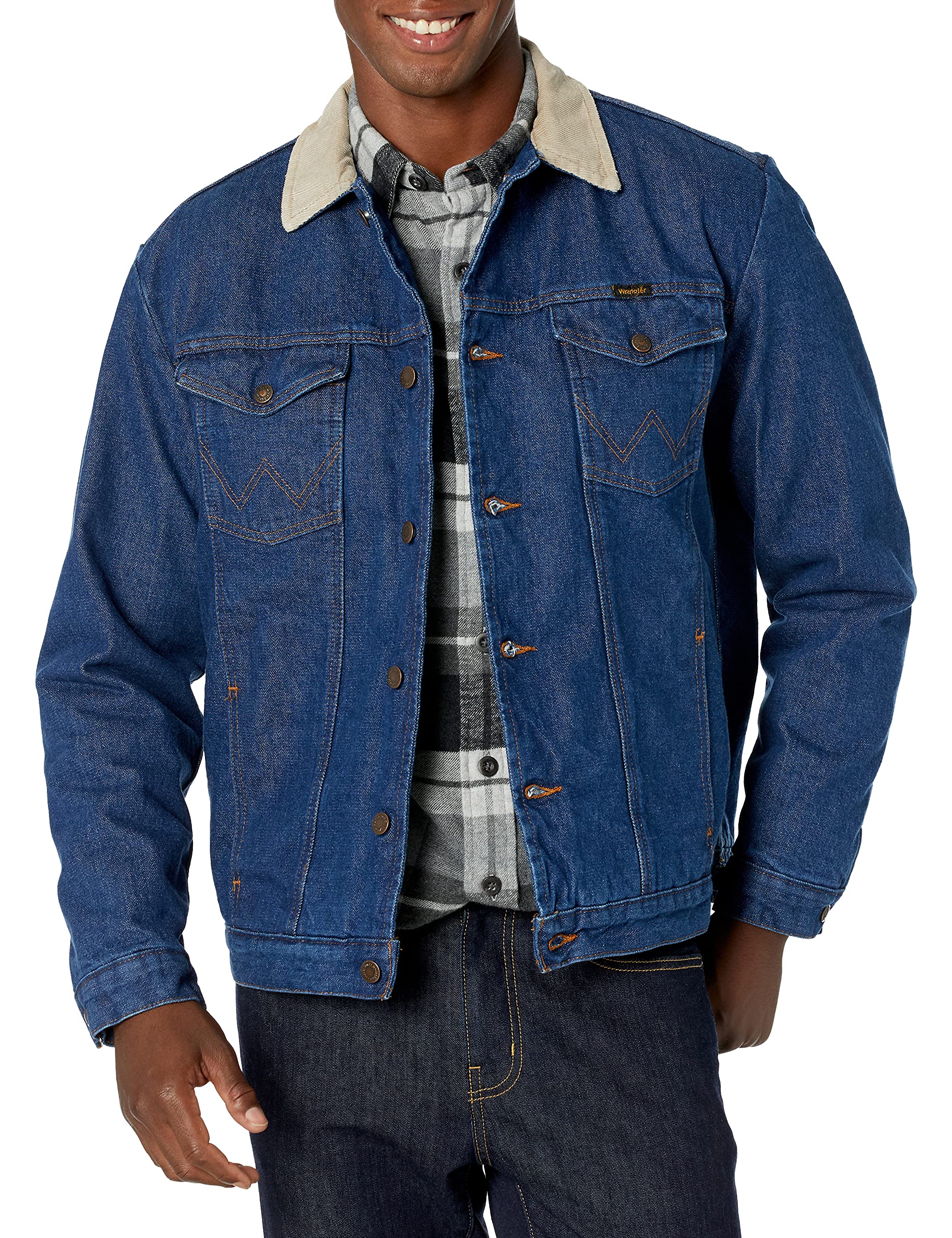 Western Style Lined Denim Jacket, Blanket/Denim, 48 for sale | Las ...