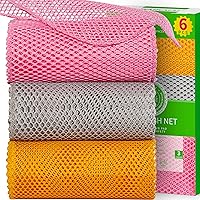 Amazon.com: 6Pcs Dish Wash Net,Innovative Mesh Cloth,Ultra Durable Non ...