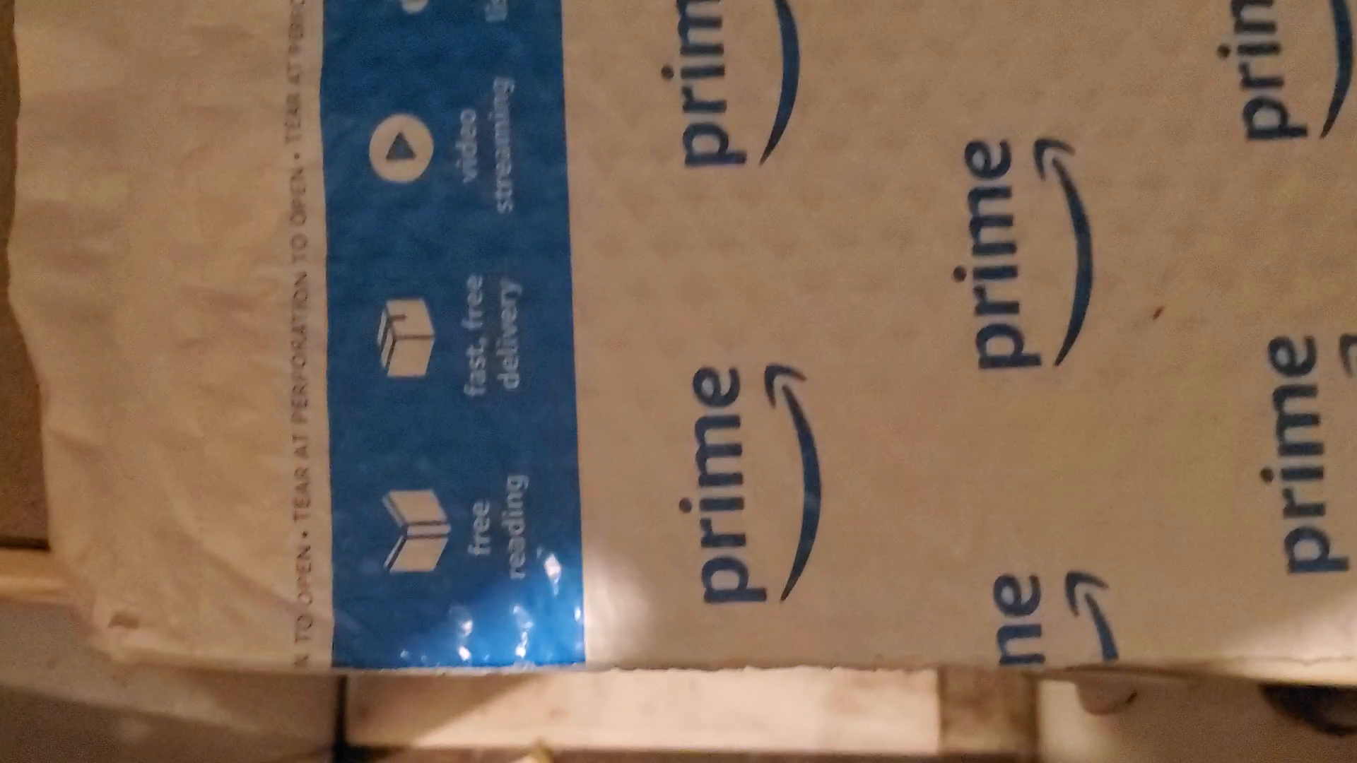 Watch Amazon delivered an empty shipping bag on Amazon Live
