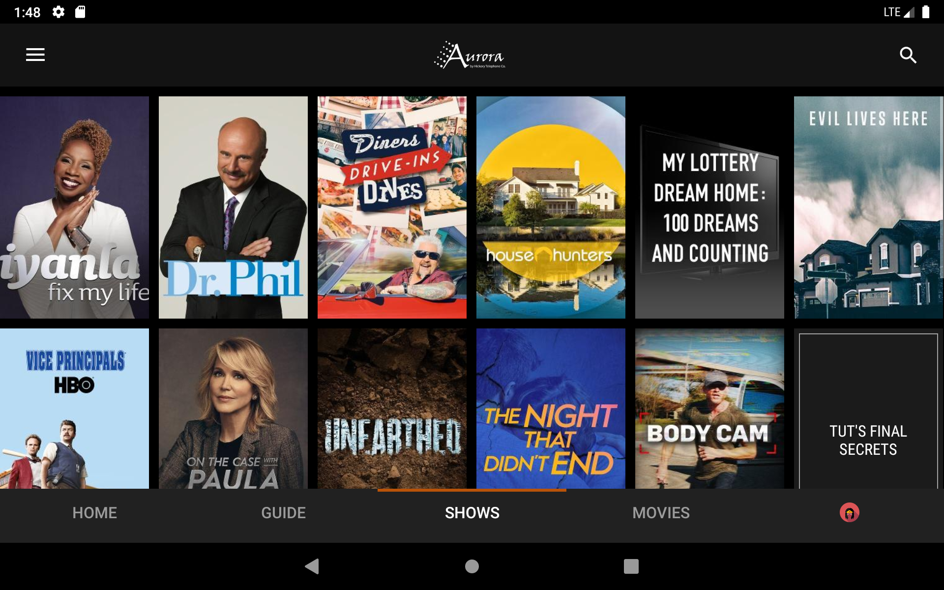 Aurora TV by Hickory Telephone:Amazon.com:Appstore for Android