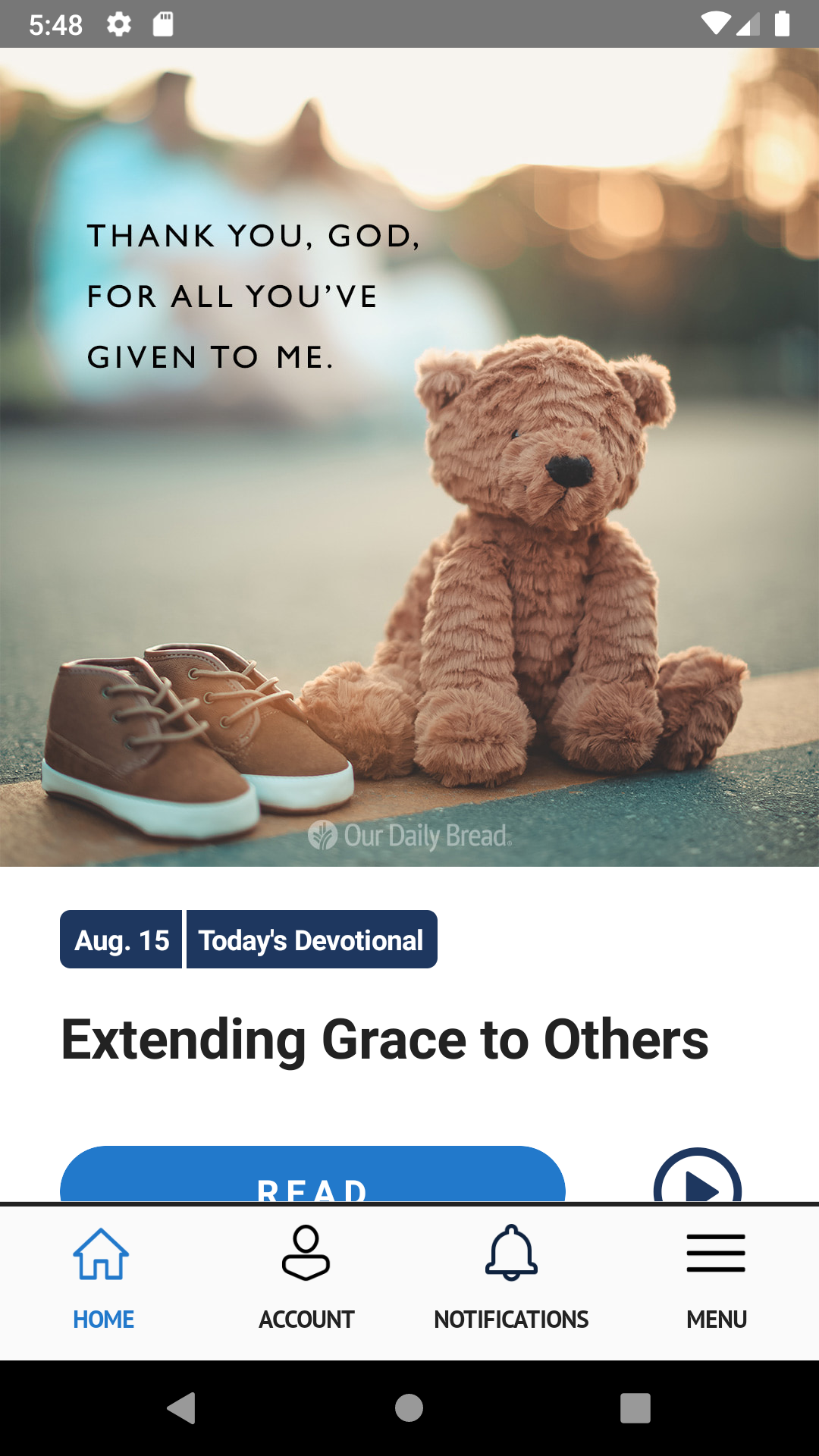 Our Daily Bread:Amazon.com:Appstore for Android