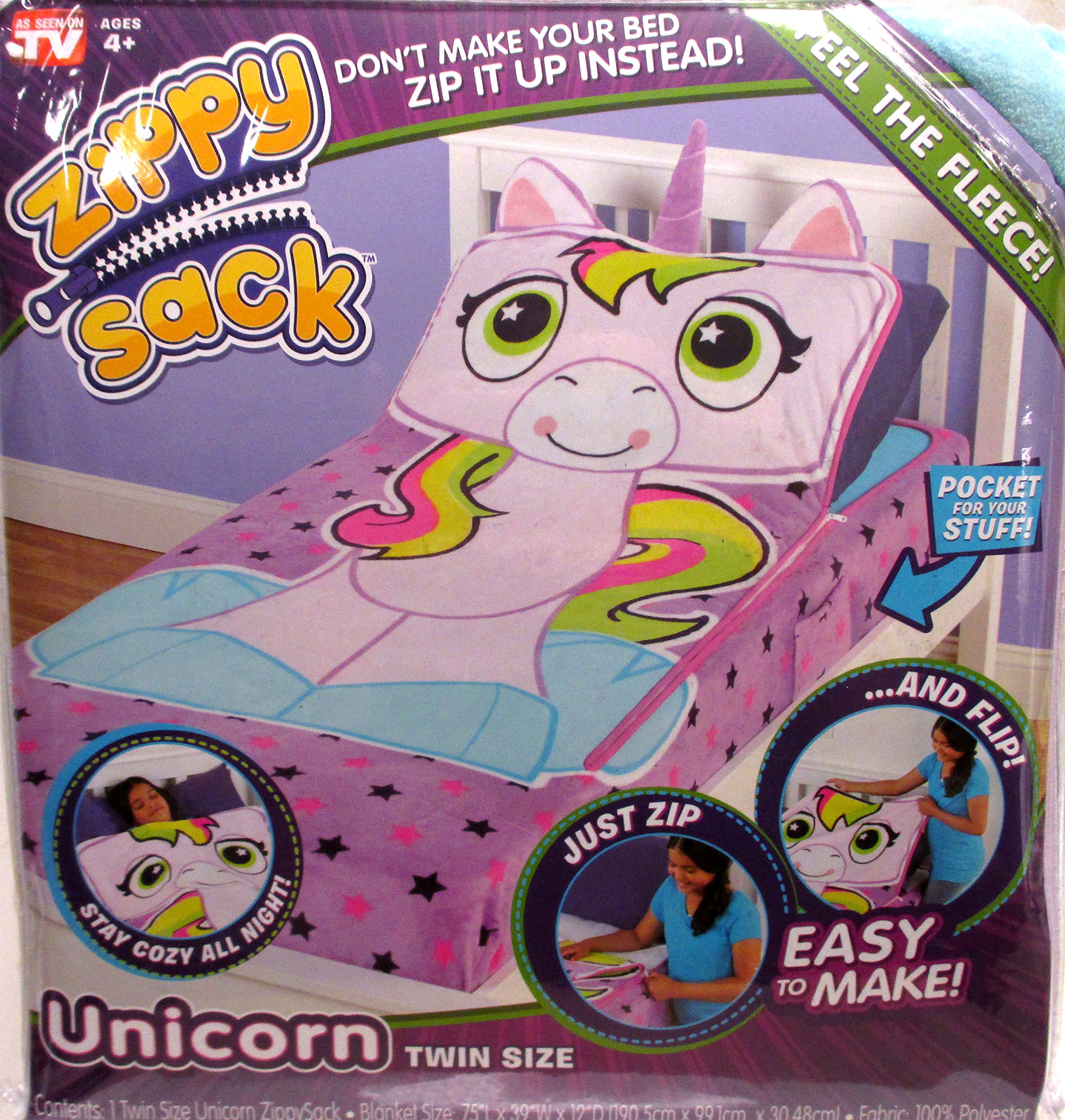 Unicorn Zippy Sack Twin Size- Buy Online in Australia at desertcart.com ...