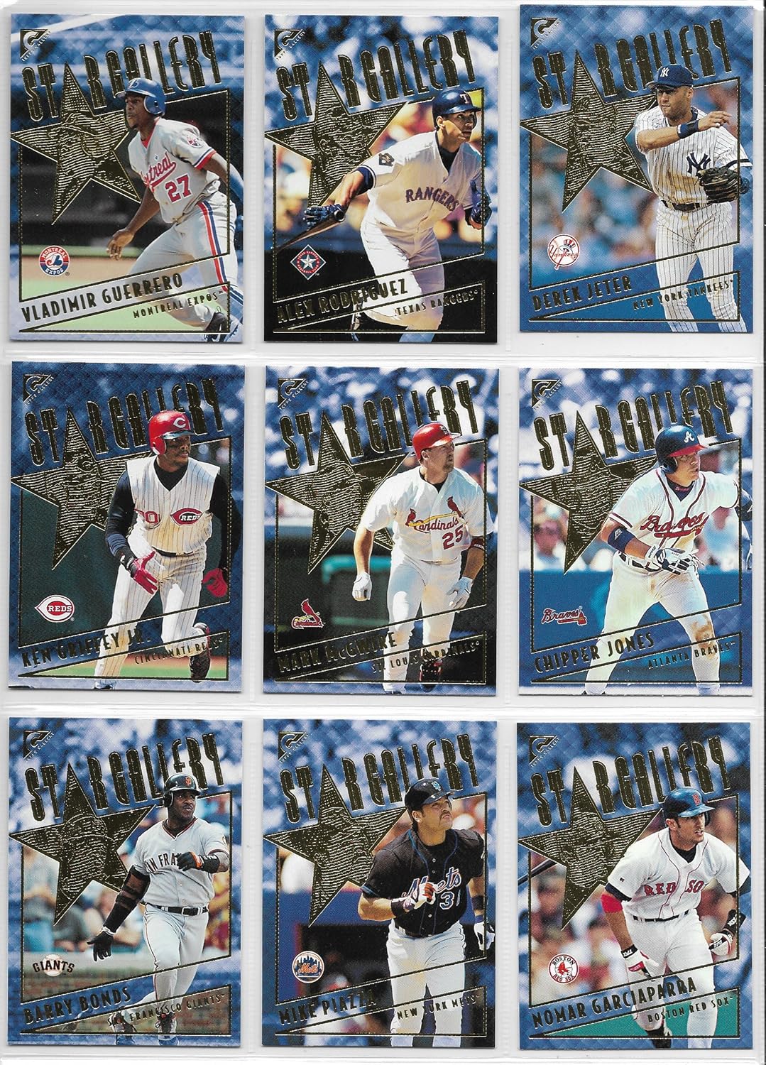 Amazon.com: 2001 Topps Gallery Baseball Complete Star Gallery Insert ...
