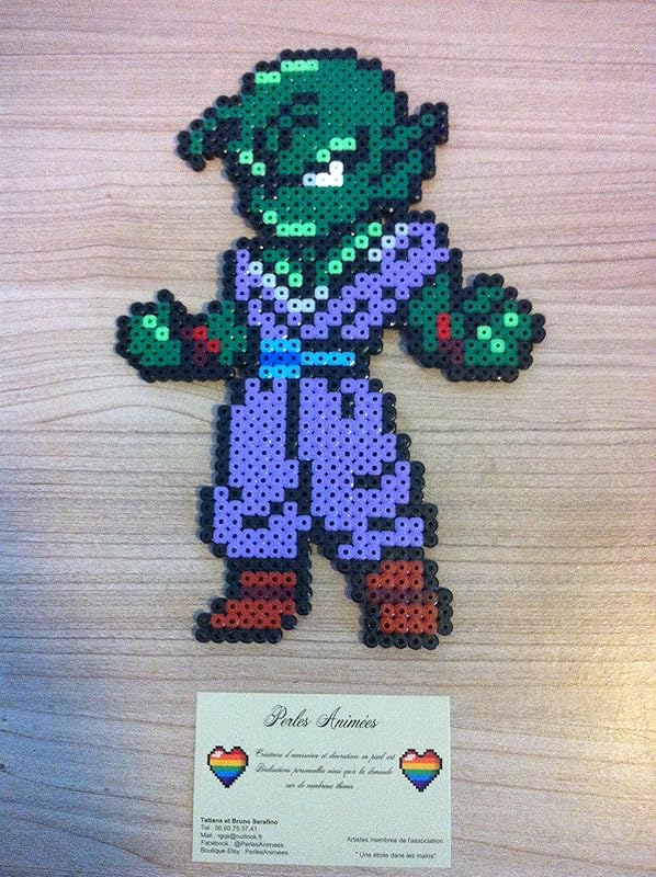 Pixel Art - DBZ Piccolo: Amazon.fr: Handmade