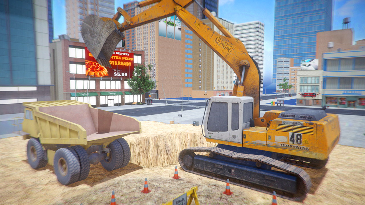 Amazon.com: New Construction City Building Simulator: Driving ...