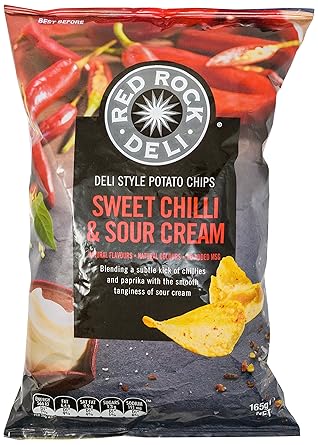 Amazon.com: Red Rock Chip Sweet Chilli and Sour Cream 165g