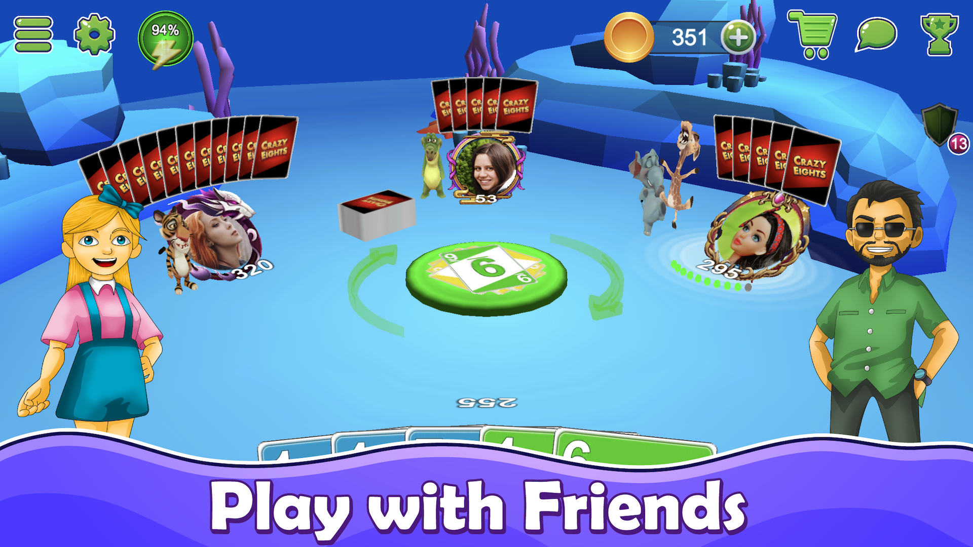 Crazy Eights 3D:Amazon.co.uk:Appstore for Android