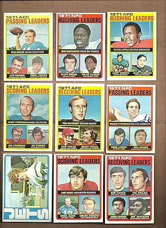 1972 TOPPS FOOTBALL COMPLETE SET 351 CARDS HIGH GRADE SET LOOKS NR MT ...