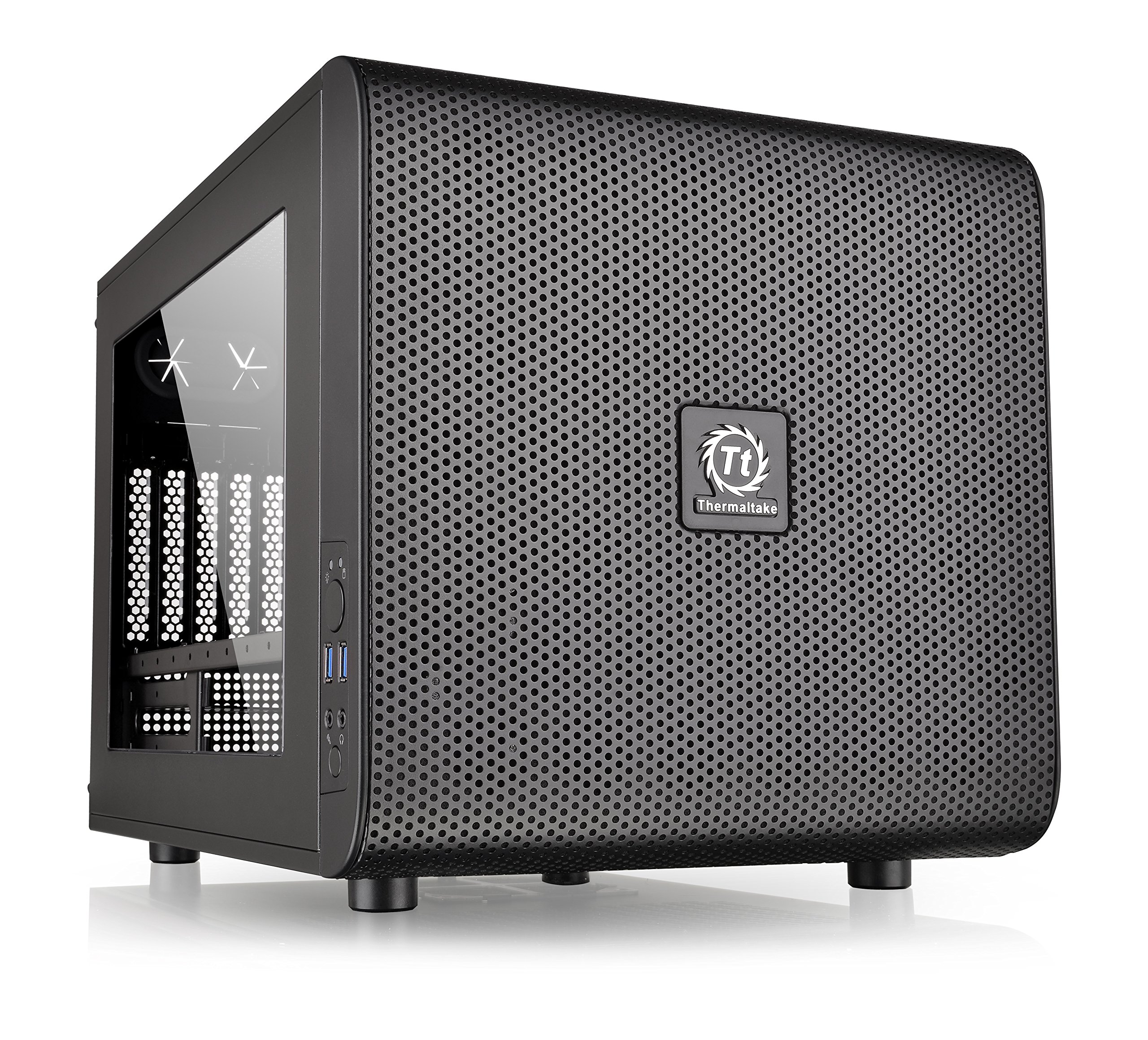 Thermaltake Core V21 SPCC Micro ATX Mini ITX Cube Gaming Computer Case 