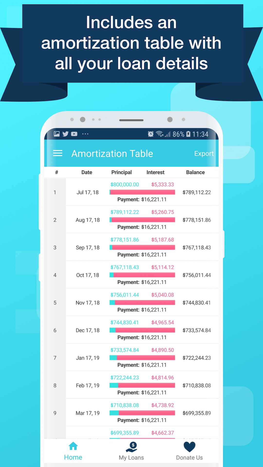Amazon.com: Finance Simulator: Loans & Interests Calculator: Appstore ...