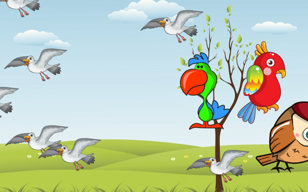 Las Aves Y Juegos Para Niños Y Las Niñas Descubrir Las Especies De