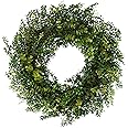 Amazon.com: The Wreath Depot Arbor Artificial Boxwood Wreath 22 Inch ...