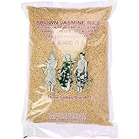 Amazon.com : 5 Pounds Three Ladies Brand Whole Grain Pure Jasmine Rice ...