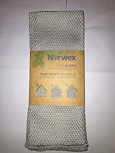 Amazon.com: Norwex Netted Dish Cloth - Set of TWO - in Graphite: Home ...