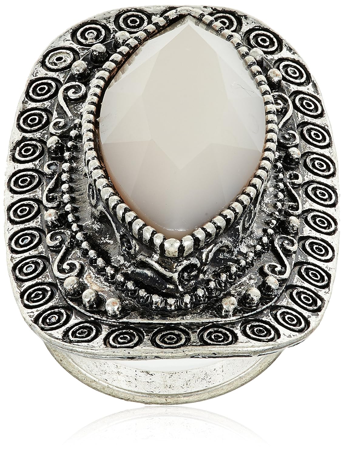 Accessorize Stone Collection Ring for Women (Pink) (MN-49419770003) Rs ...