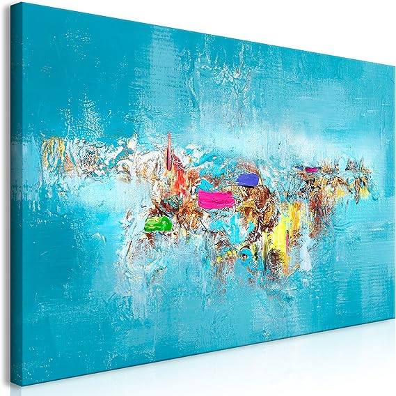 murando - Bilder Abstrakt 60x30 cm Vlies Leinwandbild 1 Teilig Kunstdruck modern Wandbilder XXL ...