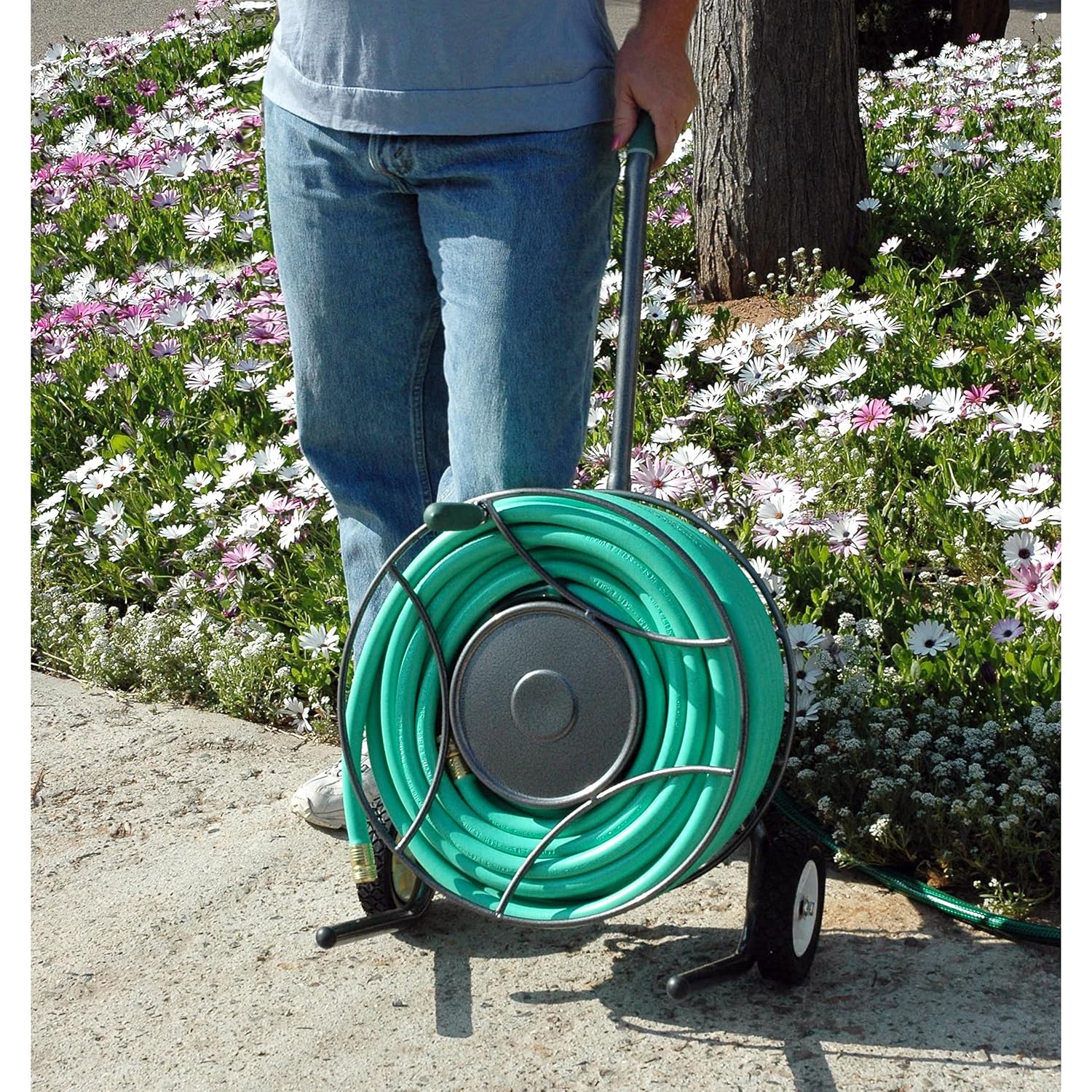 Lewis Lifetime Tools Yard Butler HTC-1 Compact Hose Reel Truck Reels ...