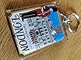 Buckingham Palace and Royal Guard Plastic Keychain/Keyring/Key Chain ...