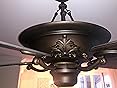 Quorum 83565-86, Salon Oiled Bronze Uplight 56" Ceiling Fan with Wall ...