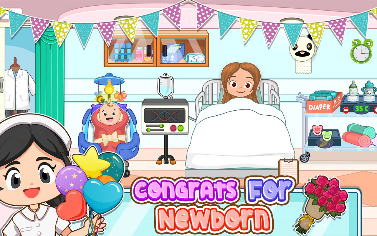 Free Newborn Game: Newborn Baby Care Game Offline