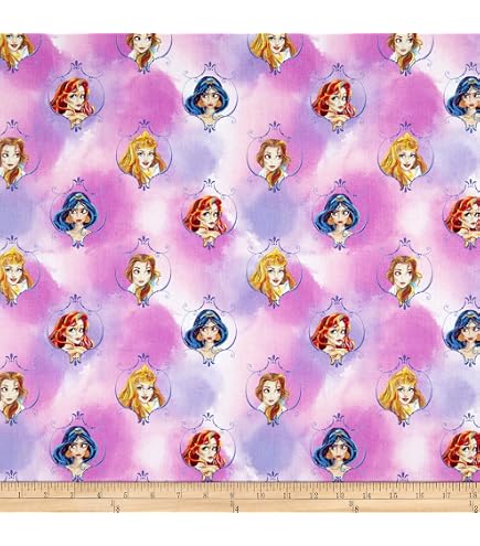 Disney Princess Toile Fabric