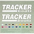 Amazon.com: Pair of Tracker Boats Decals Vinyl Stickers Boat Outboard ...