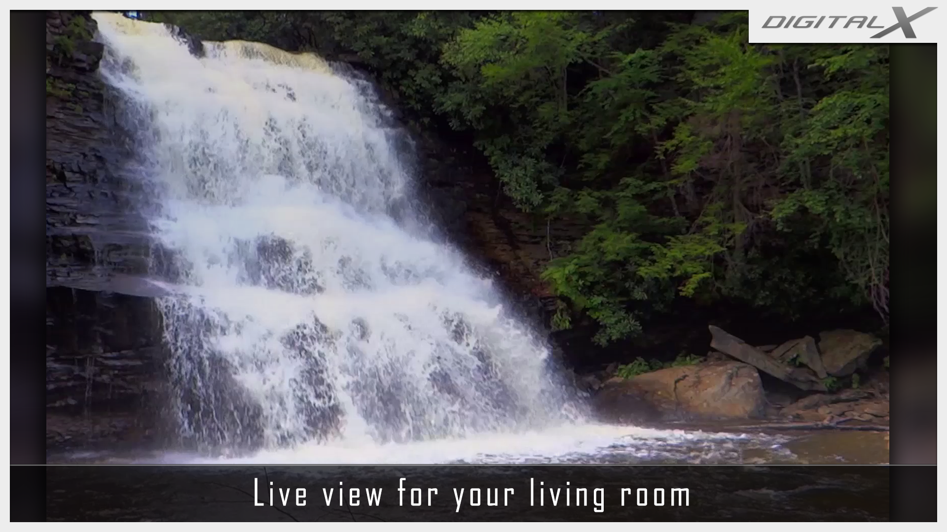 Amazon.com: Waterfall live scenery - live view for your living room ...