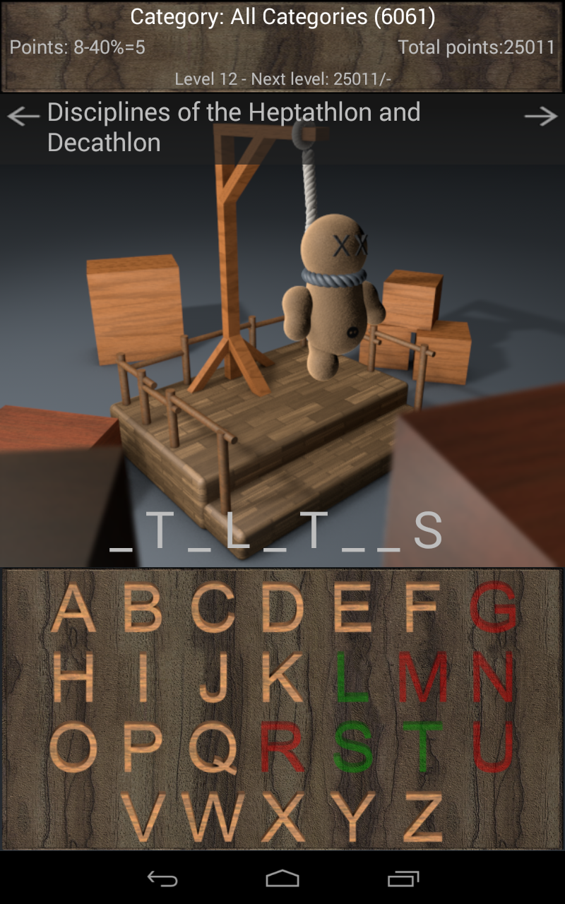 Hangman 3D Pro - Gallows:Amazon.com:Appstore for Android