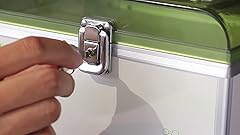 Amazon.com: AZDENT Ollieroo Lockable Medication Box Organizer Small ...