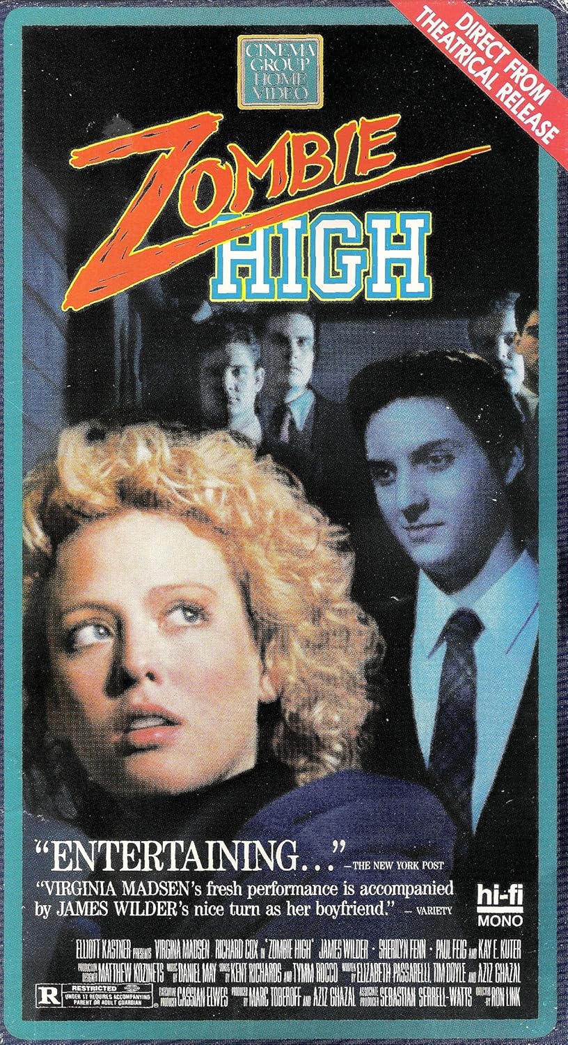 Amazon.com: Zombie High [VHS]: Virginia Madsen, Richard Cox, Kay E ...