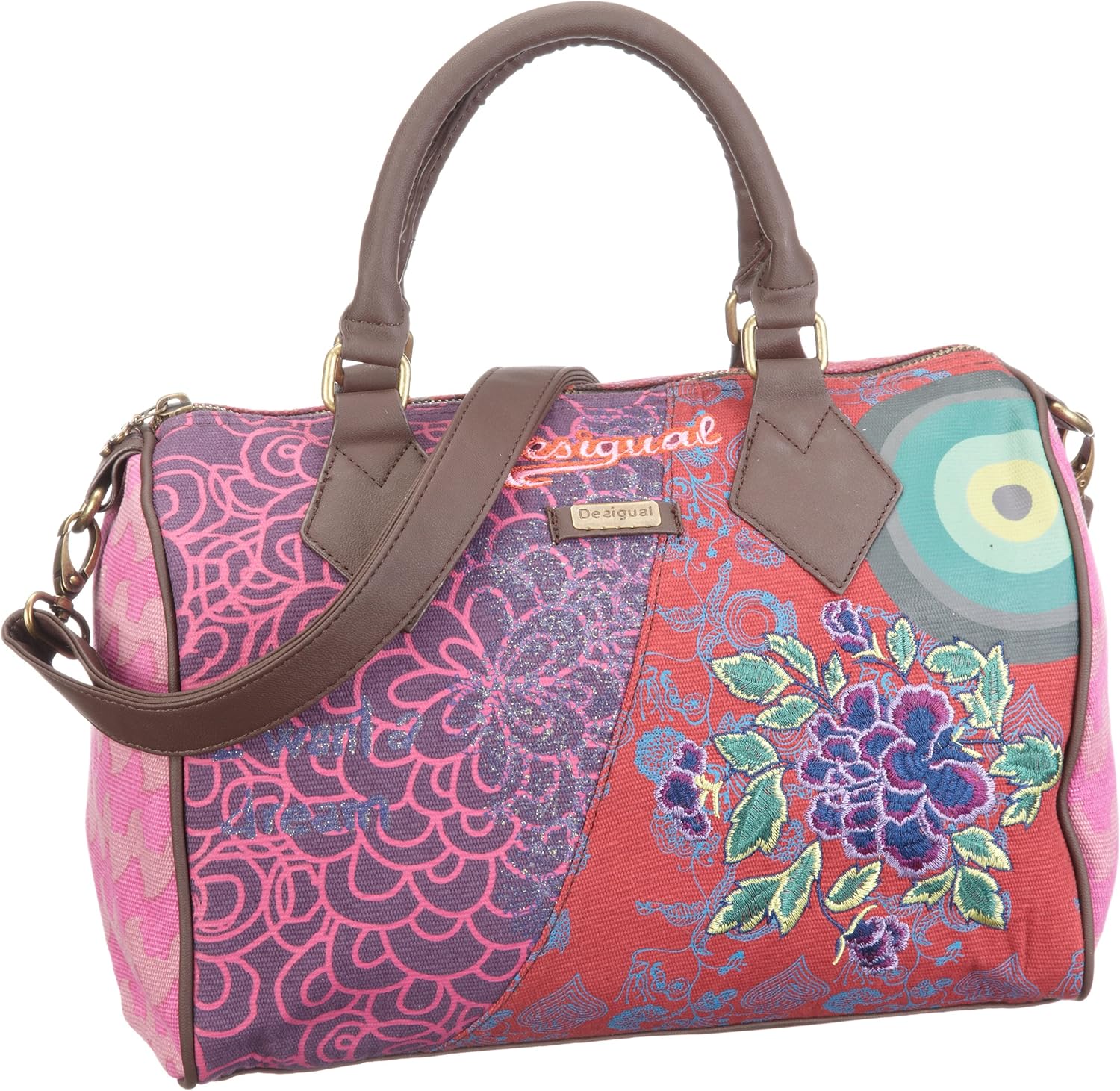 Desigual Women's Darina Casual Tote Bag Pink: Amazon.co.uk: Shoes & Bags