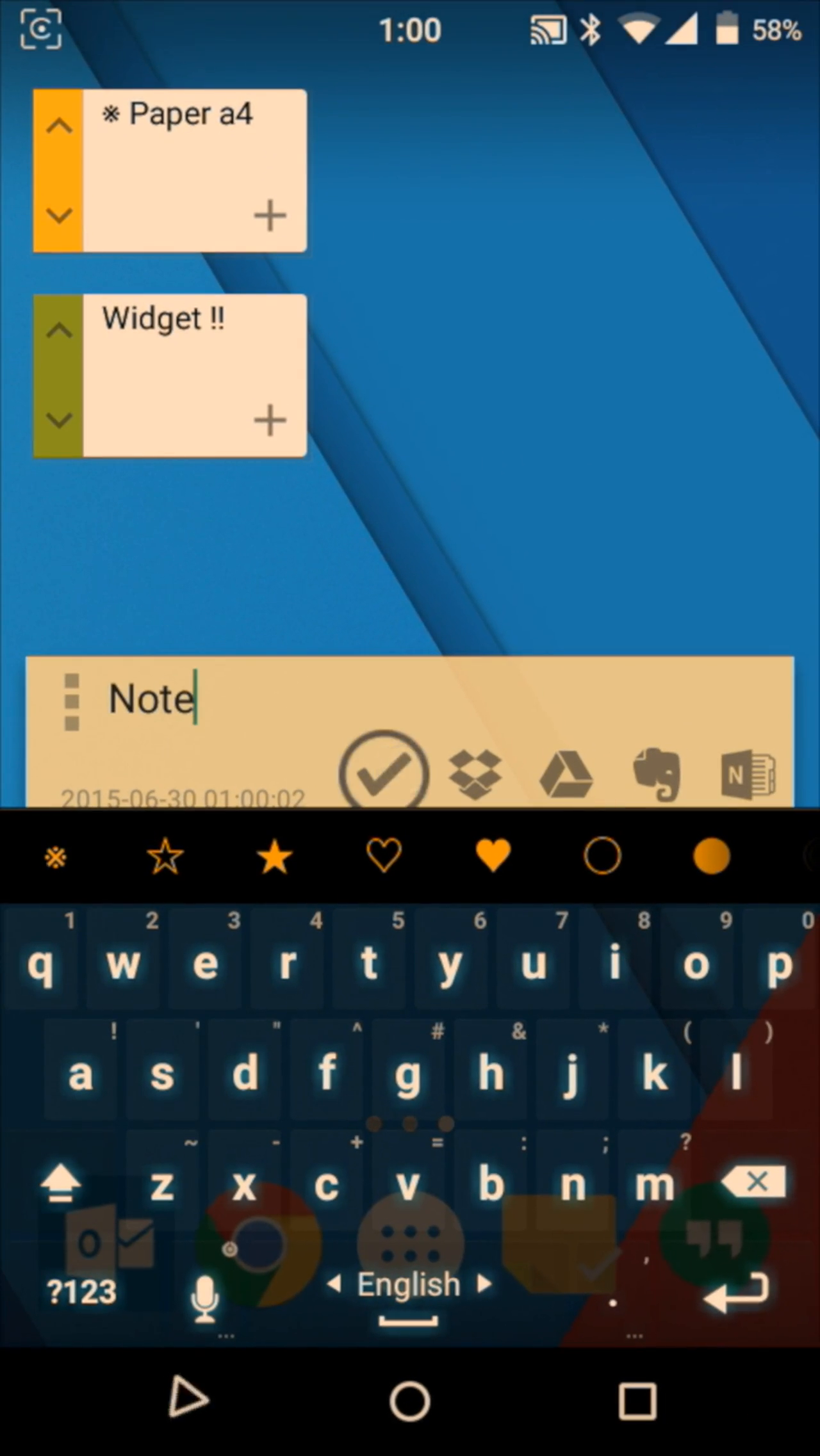 1Sec Note: Floating Cloud Note - App on Amazon Appstore