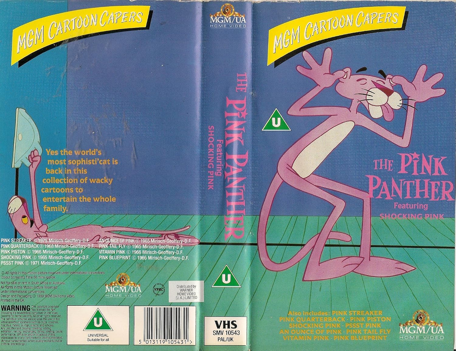 The Pink Panther: Shocking Pink [VHS] : Amazon.co.uk: DVD & Blu-ray
