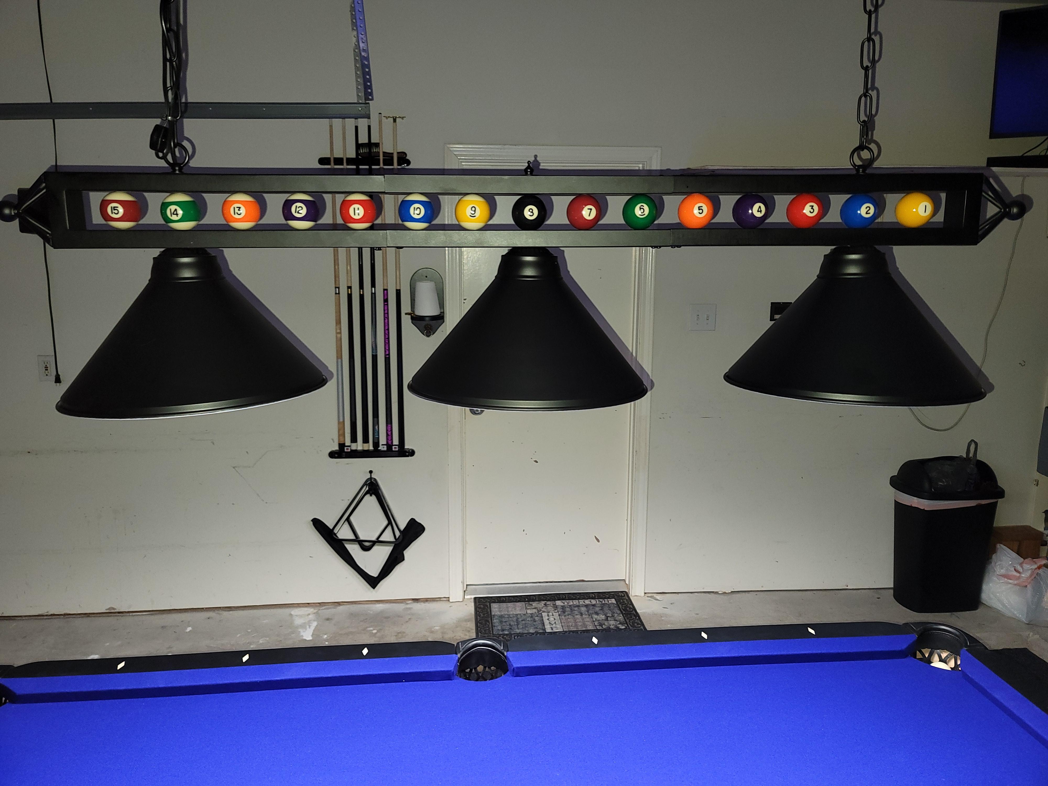 $38/mo - Finance Wellmet 59" Pool Table Light, 3 Lights Hanging Pool ...