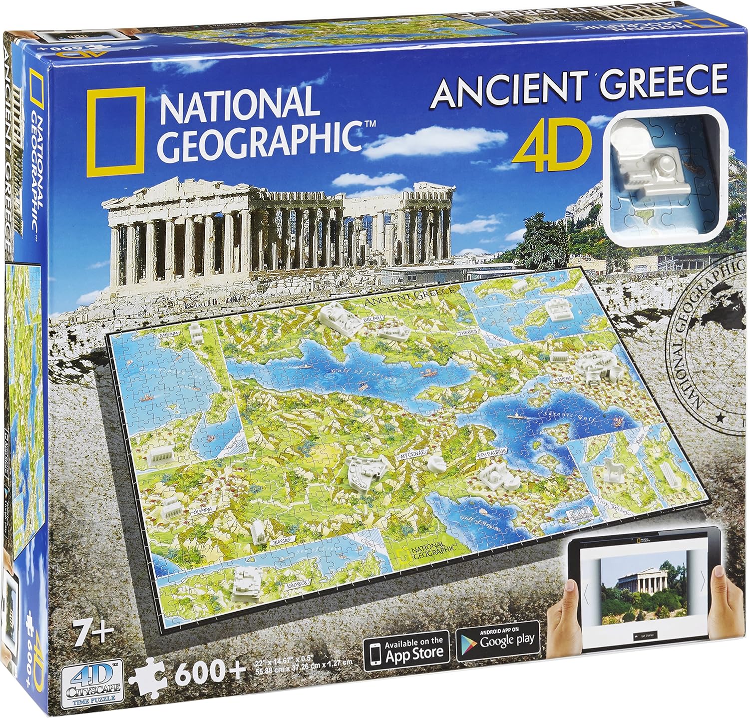 4D Cityscape 61002 National Geographic Ancient Greece Jigsaw Puzzle ...