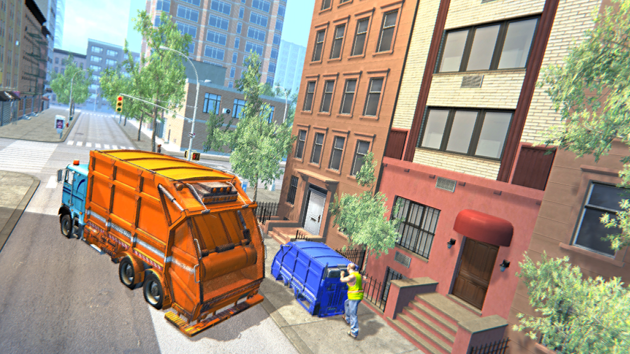 Garbage Cargo Truck Games Offline -Real Metro City Recycling Dump Truck ...