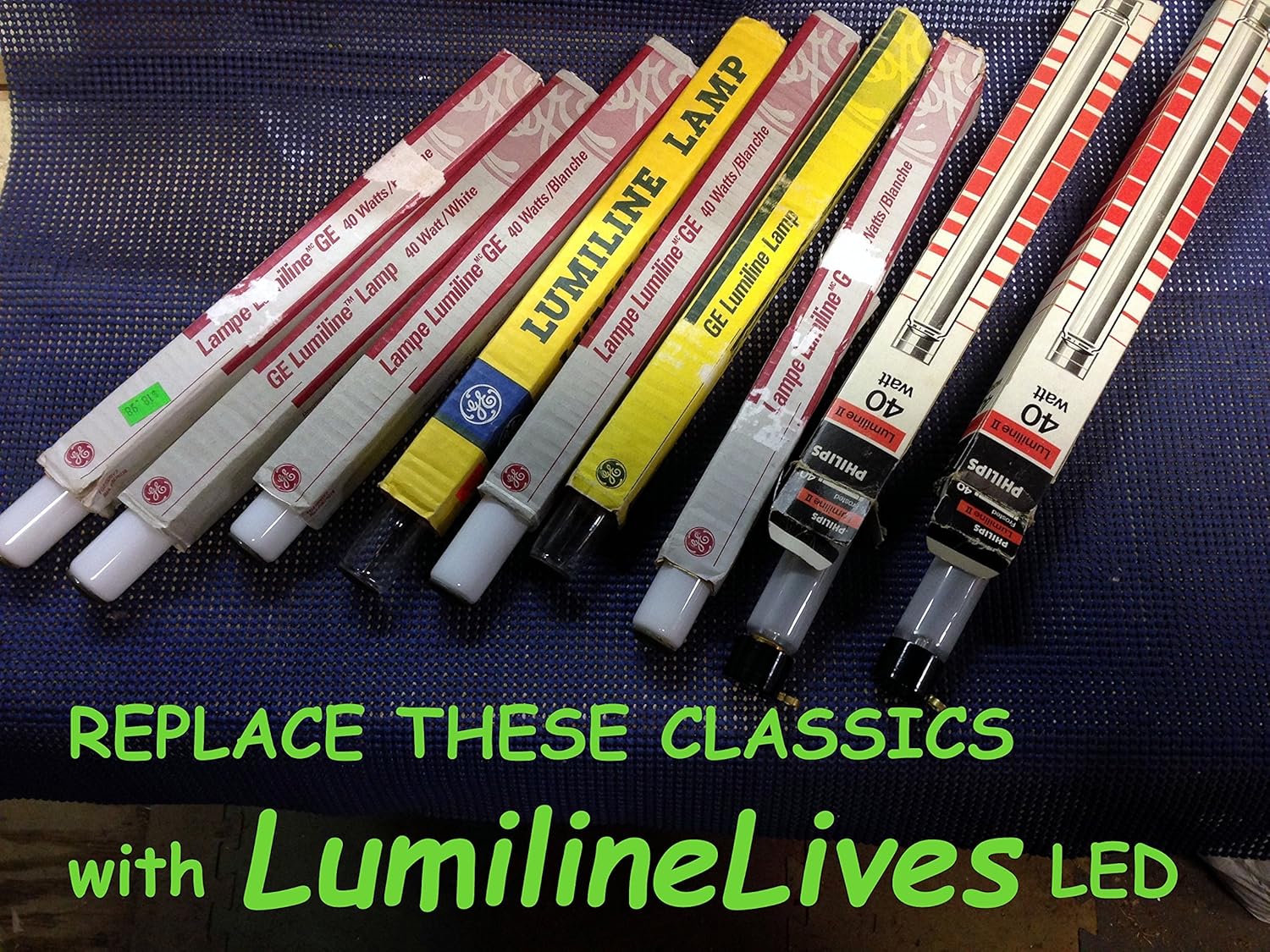 Lumiline White 11.75" Direct Replacement LED Lamp (15839) 40W Equal ...